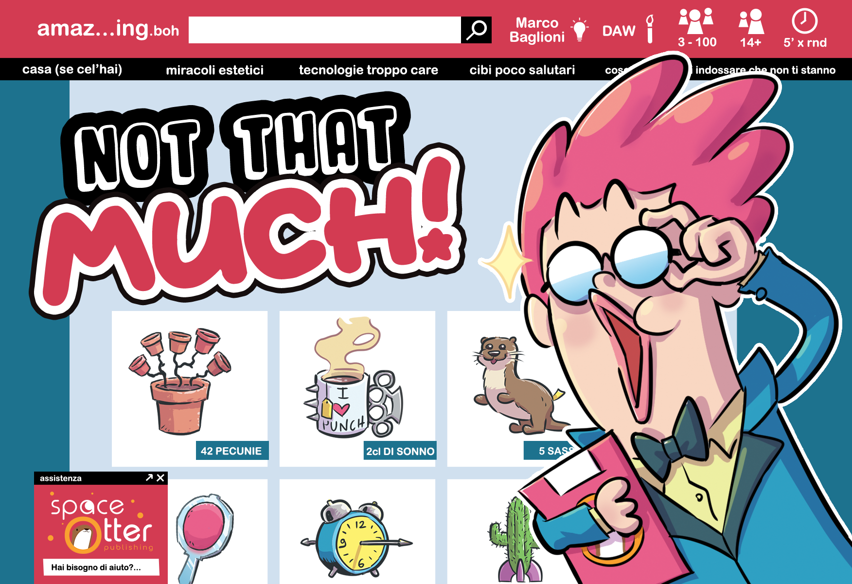 Not That Much - Regolamento - Space Otter Publishing